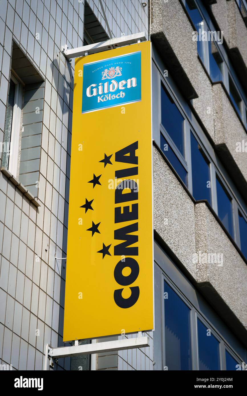 Cologne, Germany, August 31 2024: billboard at the former location in ...