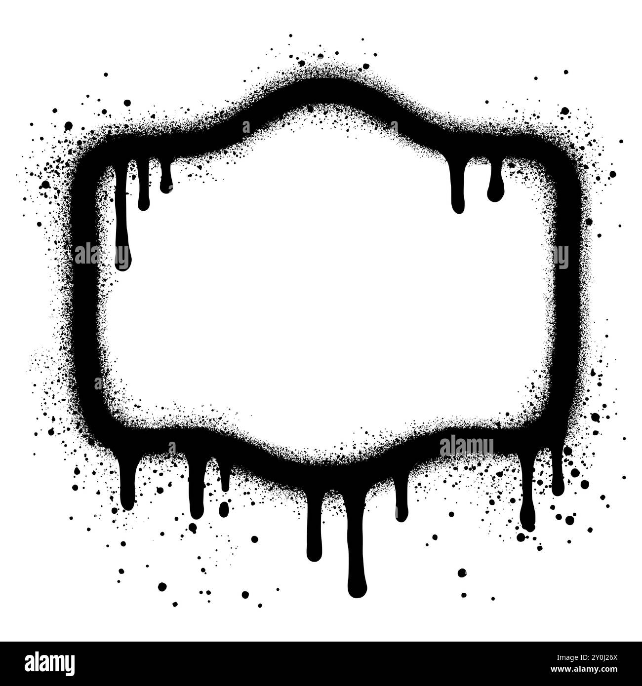 Urban graffiti frame collection Cut Out Stock Images & Pictures - Alamy