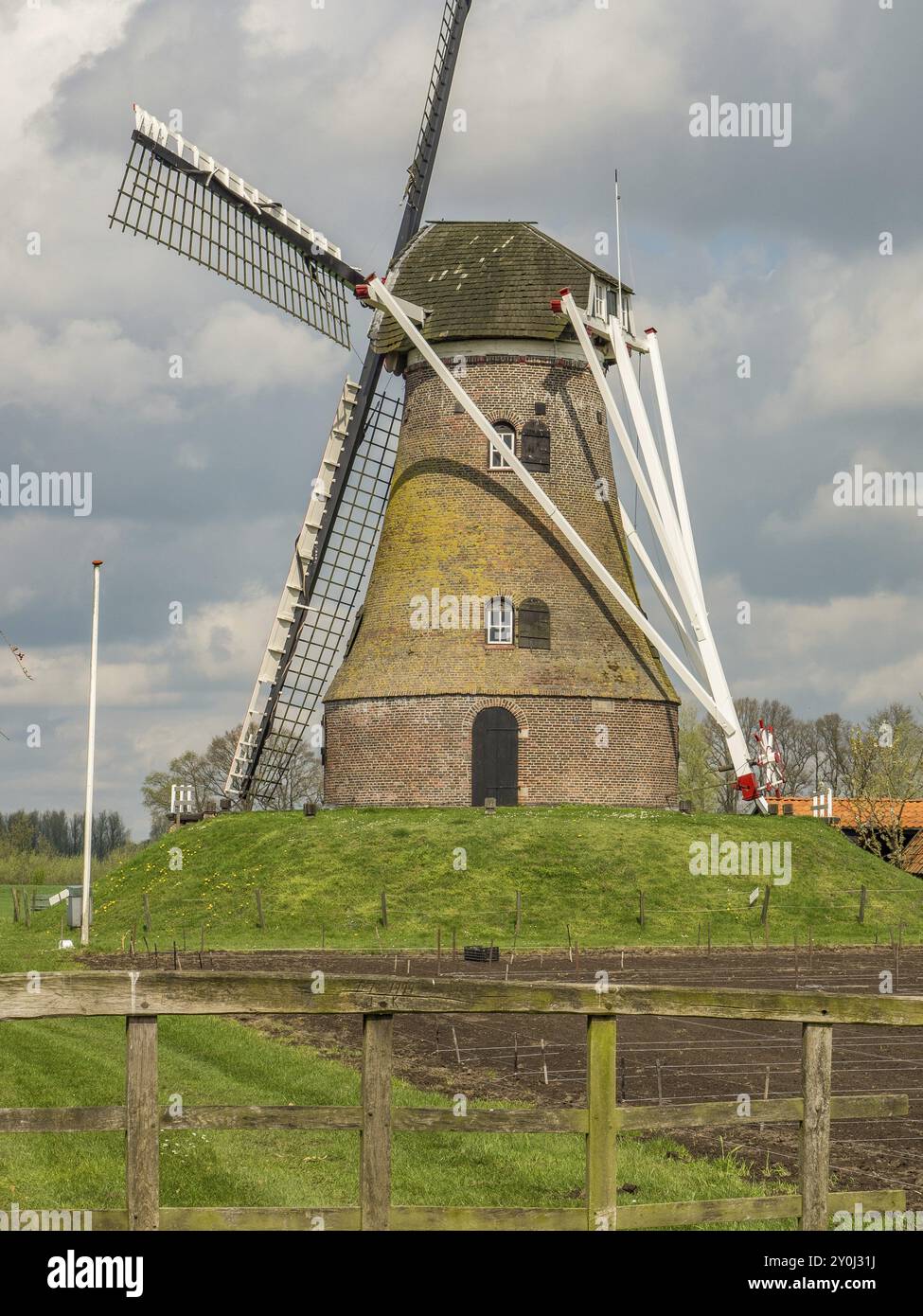Large shot one windmill hi-res stock photography and images - Alamy