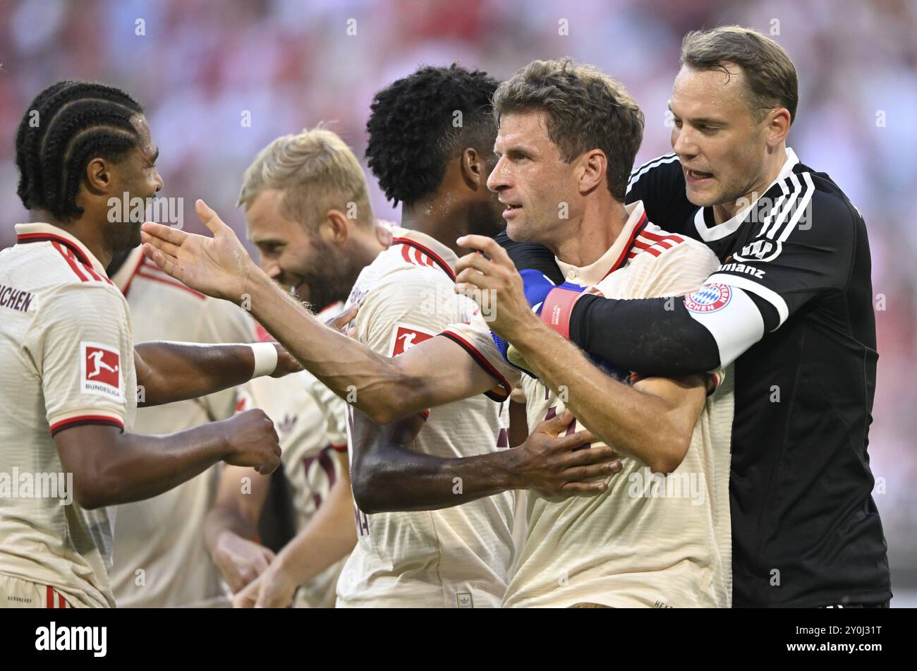 Goal celebration Thomas Thomas Mueller FC Bayern Muenchen FCB (25 ...