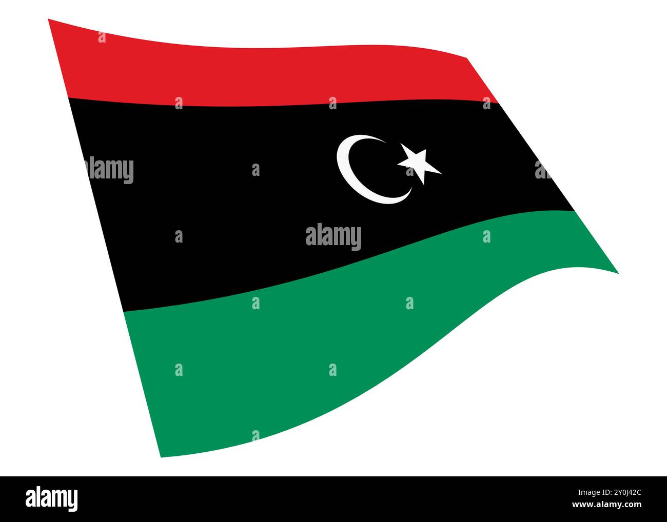 Libya state flag hi-res stock photography and images - Alamy
