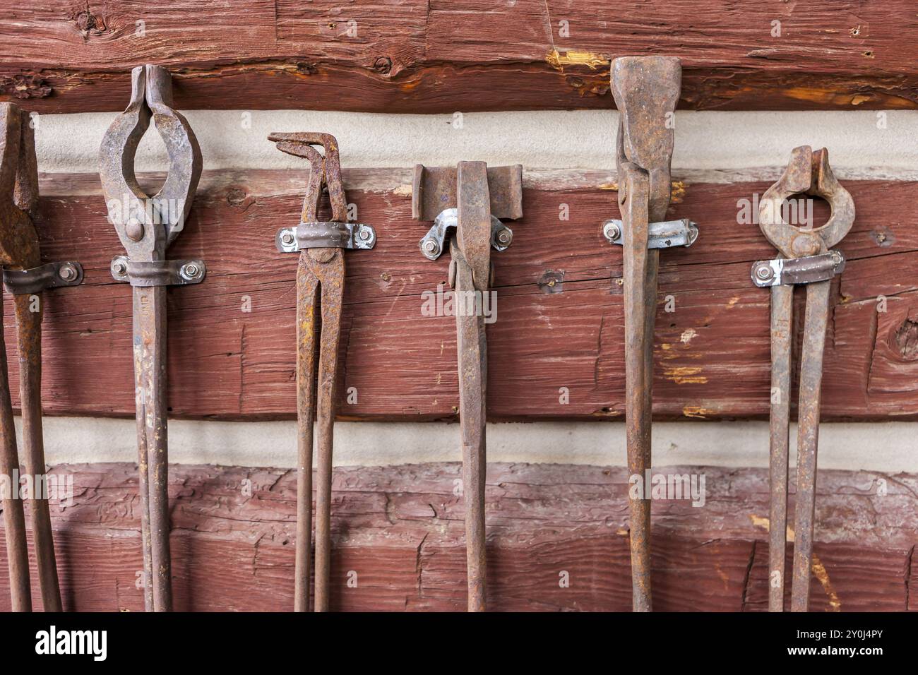 Antique tools display hi-res stock photography and images - Alamy