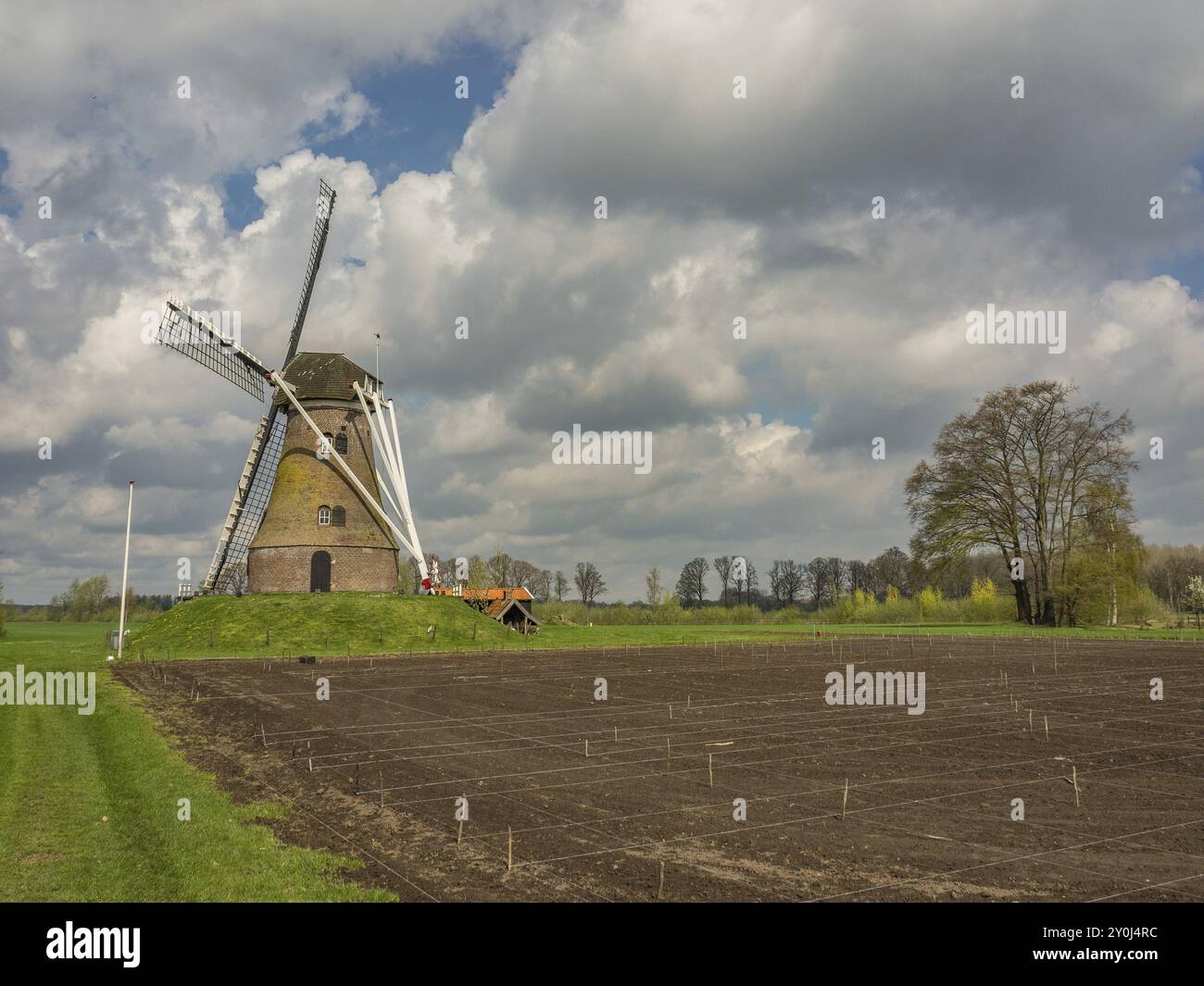 Fields hills working windmills in hi-res stock photography and images ...