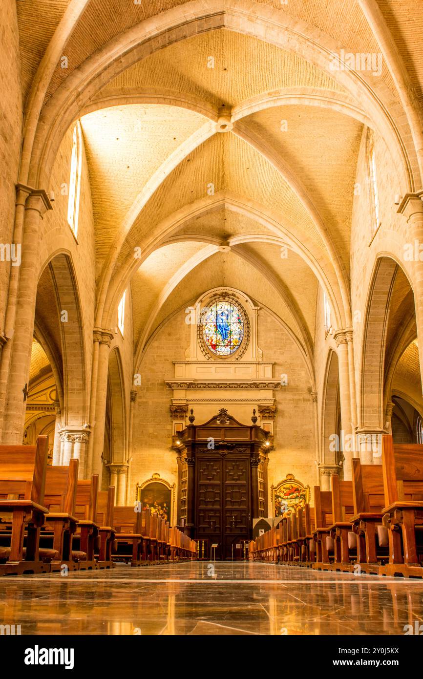 The Valencia Cathedral (Basilica of the Assumption of Our Lady), Plaza ...