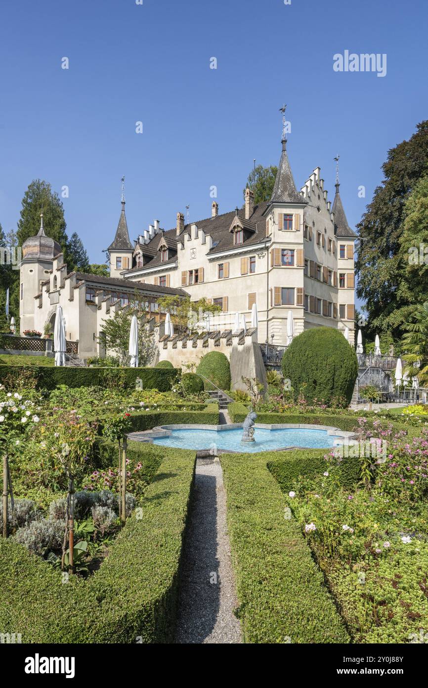 The historic Seeburg Castle with integrated catering and event location ...