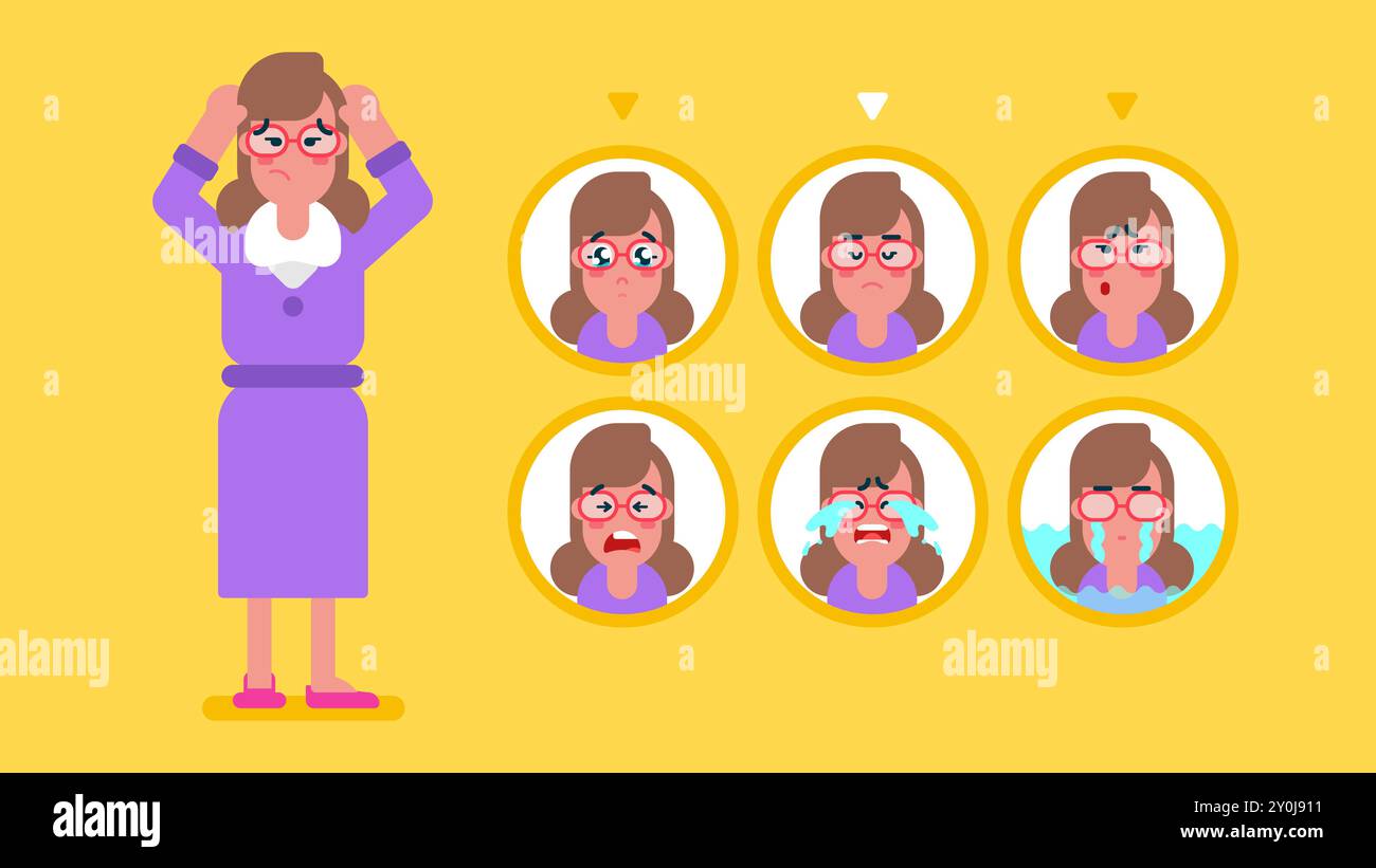 Adult woman Crying Hysterically Feeling Sad or in Pain, Sad Girl in ...