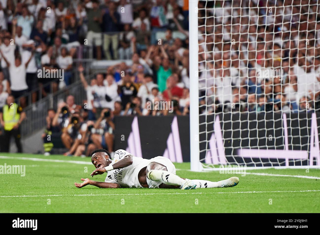 Madrid, Spain. 03rd Sep, 2024. MADRID, SPAIN - SEPTEMBER 1: Vinicius ...