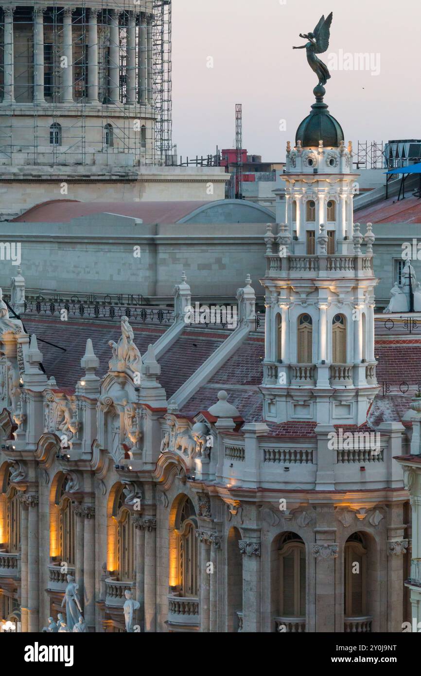 Cuba, Havana. Gran Teatro de la Habana Alicia Alonso. The Grand ...