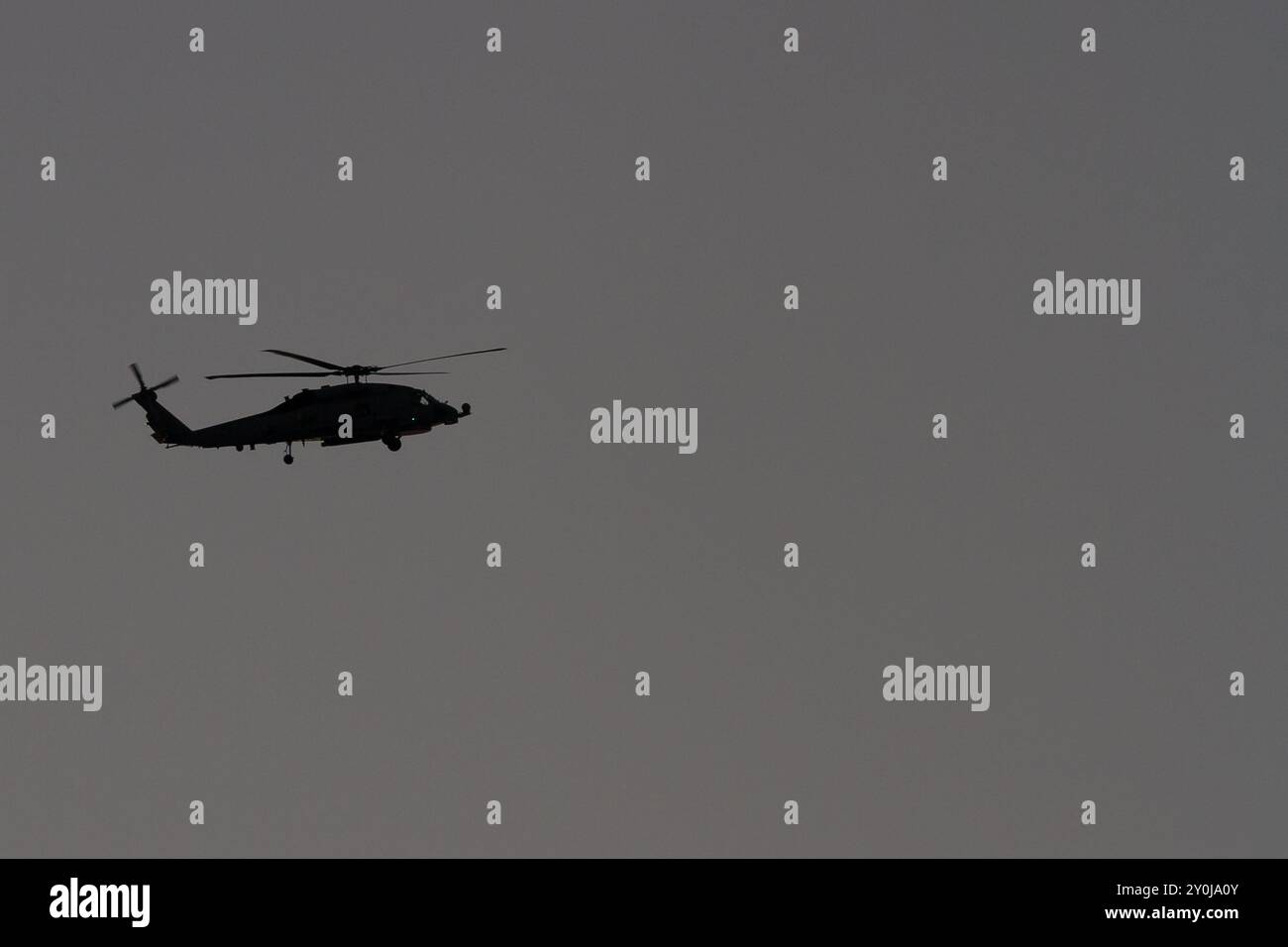 Sikorsky SH-60 Seahawk helicopter with the US Navy Helicopter Maritime ...