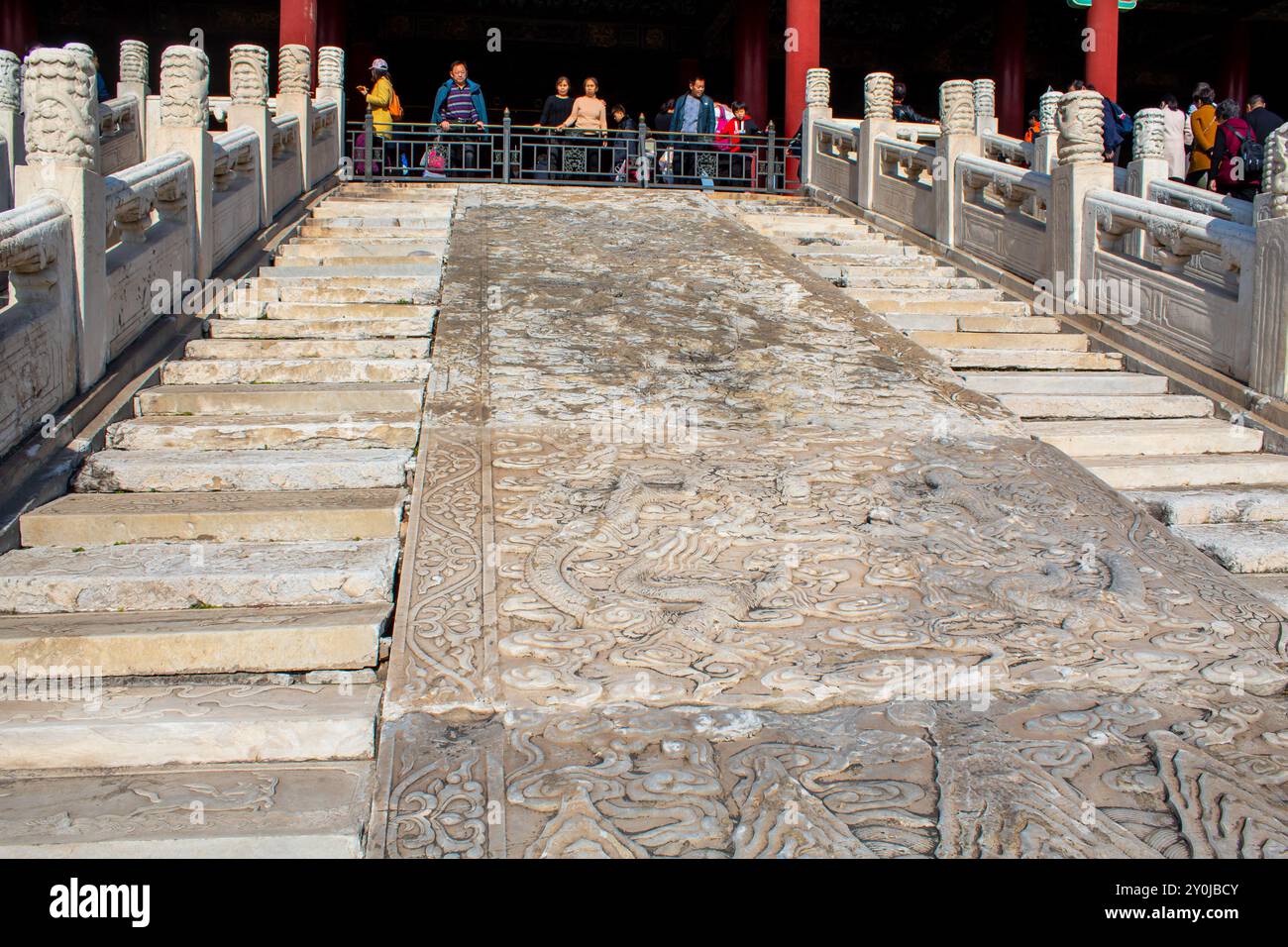 September 20, 2021 - Beijing, China: Crowds of people at The Forbidden ...