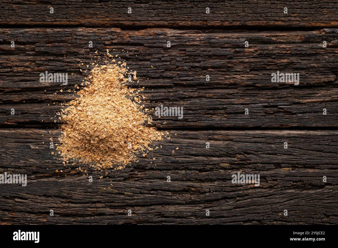 Powdered food based on soy fiber with psyllium fiber to cleanse the ...