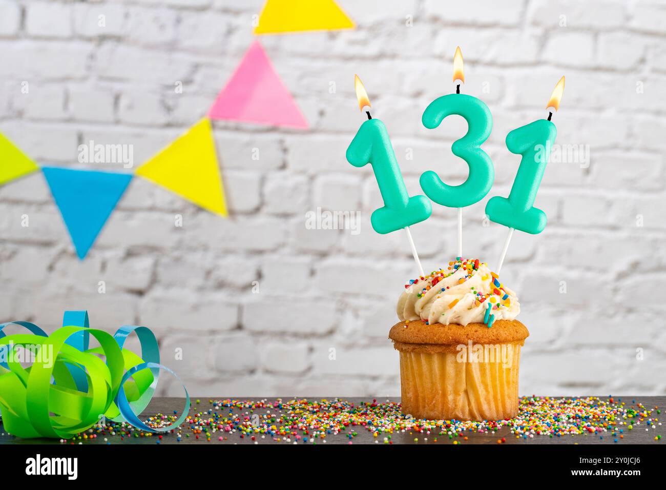 Birthday candle number 131 hi-res stock photography and images - Alamy