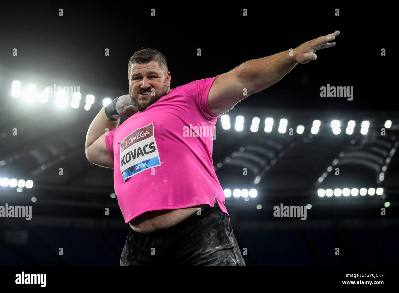 Joe Kovacs of United States of America competes in the men's discus ...