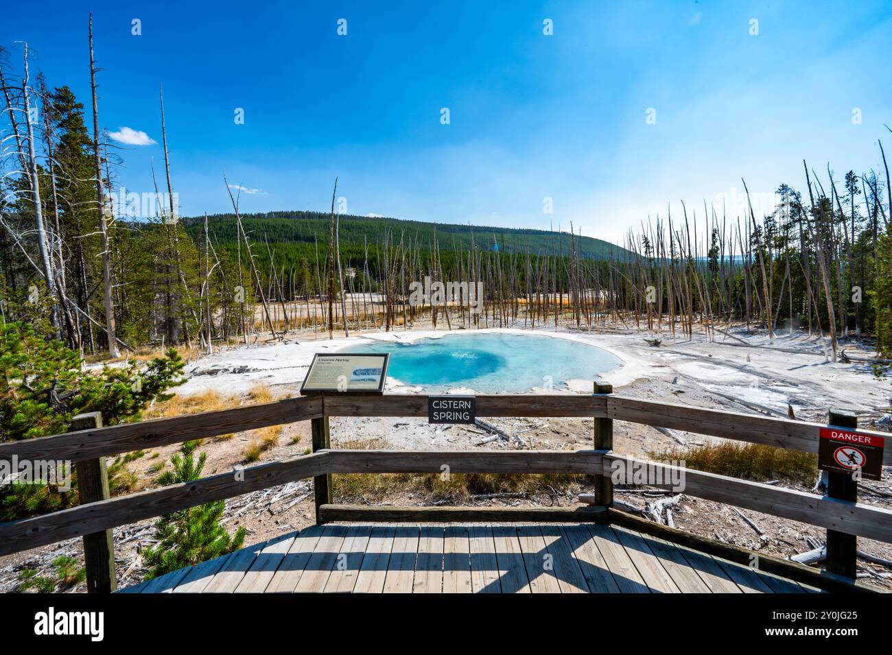 Yellowstone National Park Norris Geyser Basin and Fountain Paint Pots ...