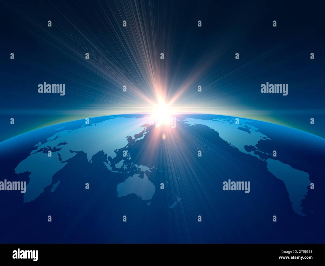 Map of sunrise hi-res stock photography and images - Alamy