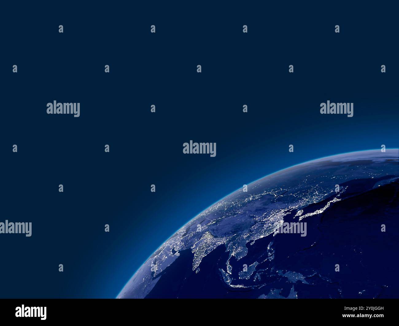 The night scenery of Asia Stock Photo - Alamy