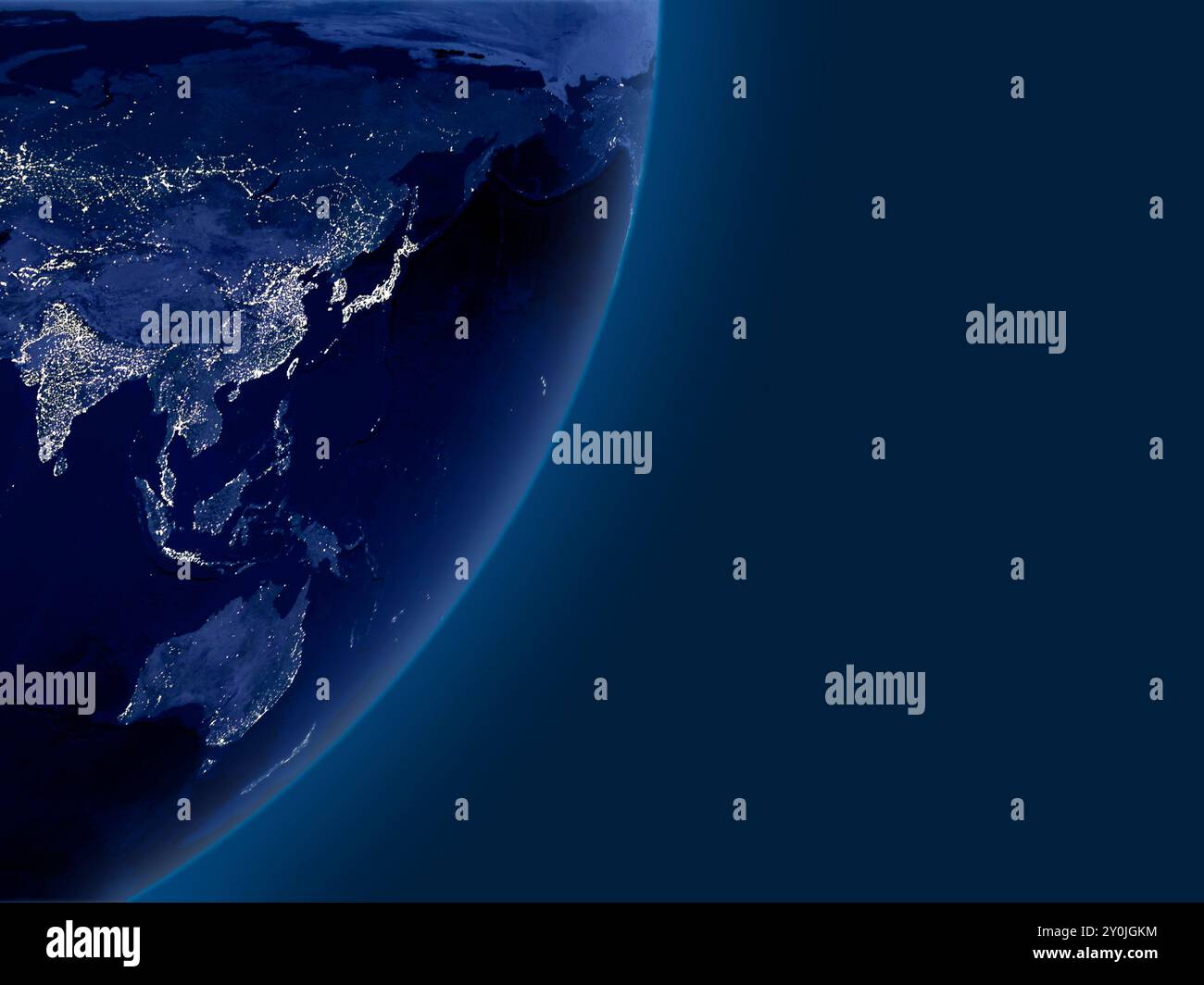 The night scenery of Asia Stock Photo - Alamy