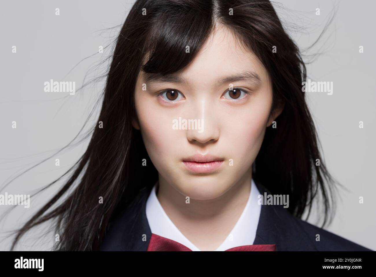 Japanese high school girl Stock Photo - Alamy