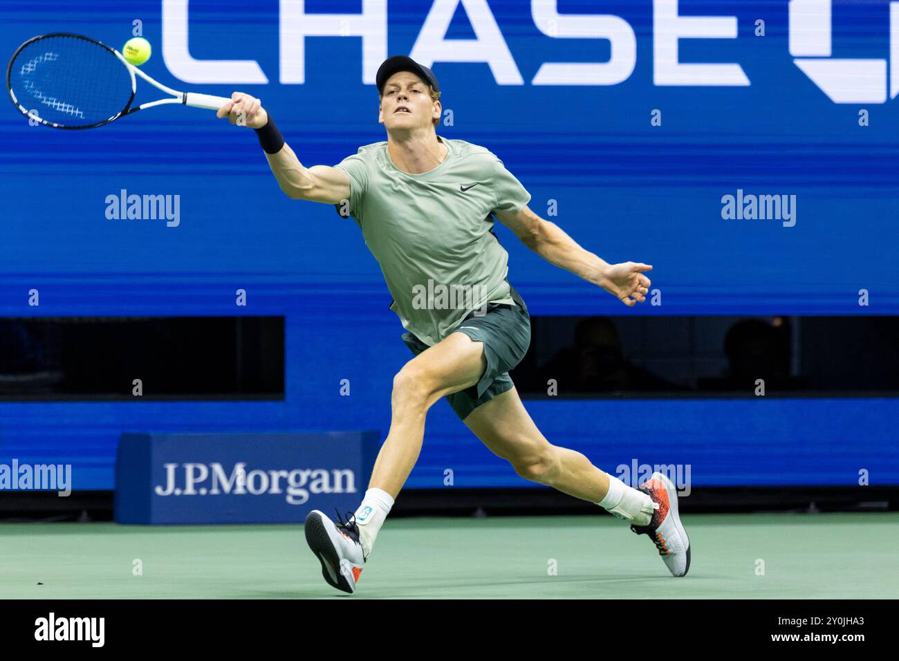 Flushing Meadow, United Stated. 02nd Sep, 2024. Jannik Sinner of Italy ...