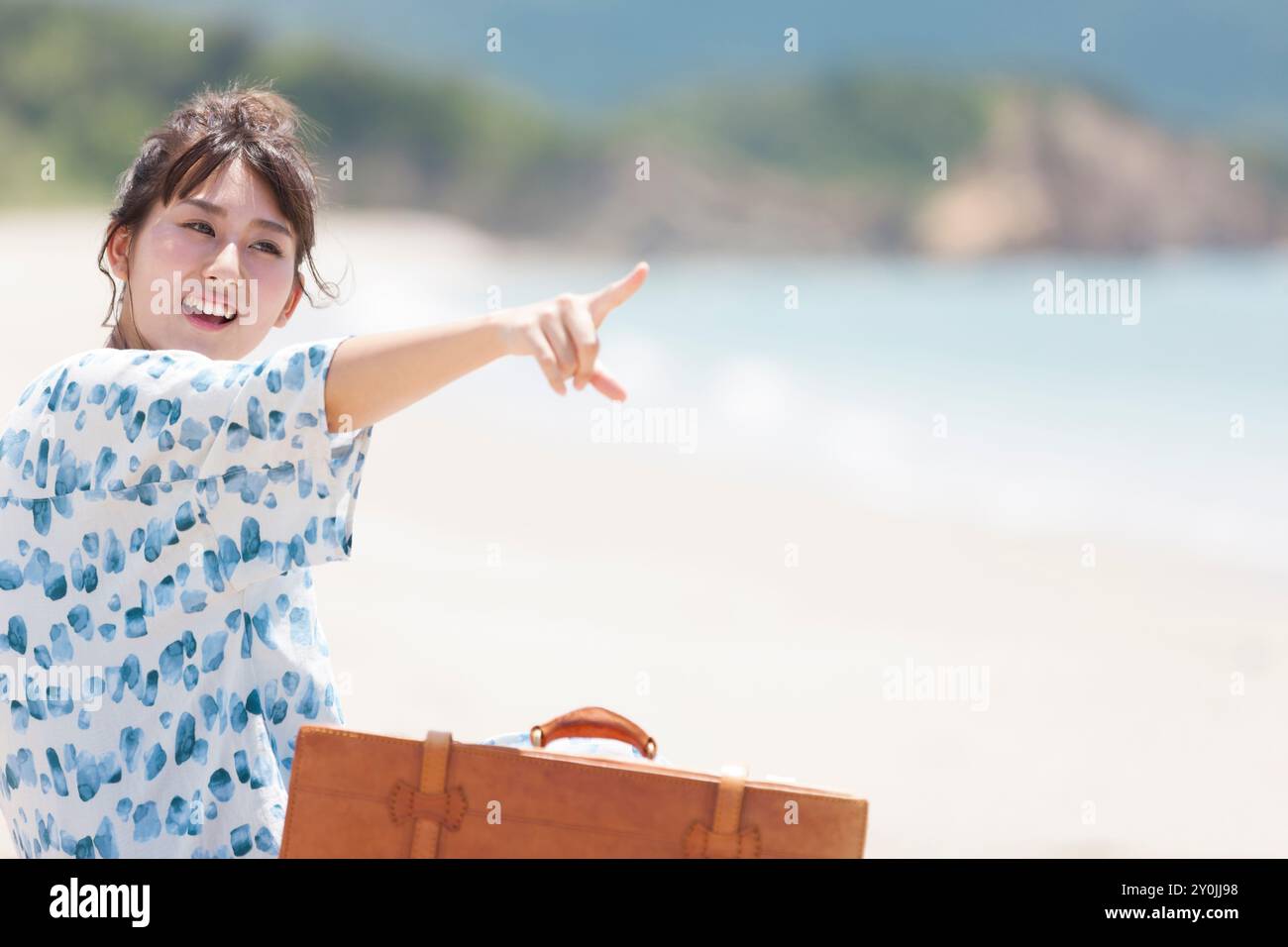Relaxing on sandy beach person hi-res stock photography and images - Alamy