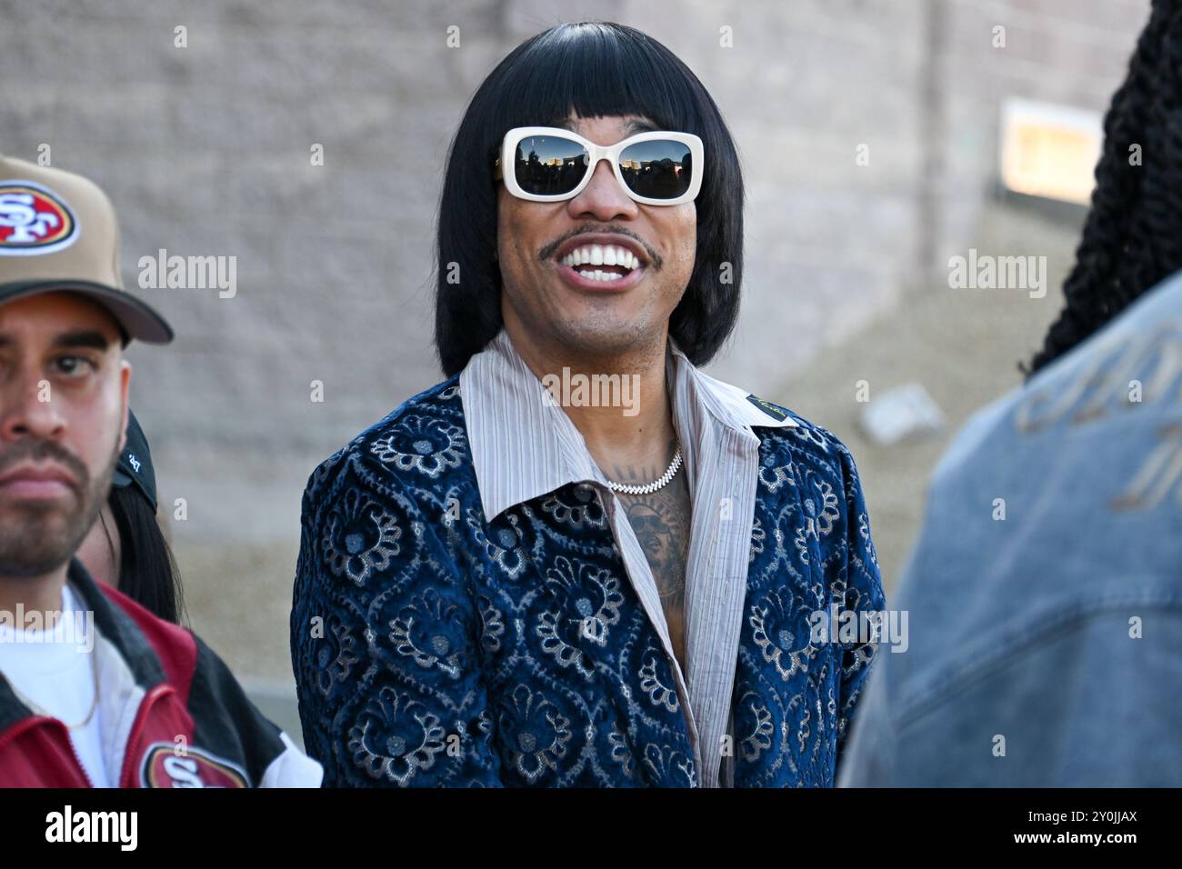 American singer and rapper Anderson Paak arrives prior to Super Bowl ...