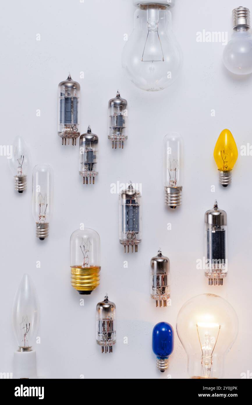 Light bulb and vacuum tube Stock Photo - Alamy