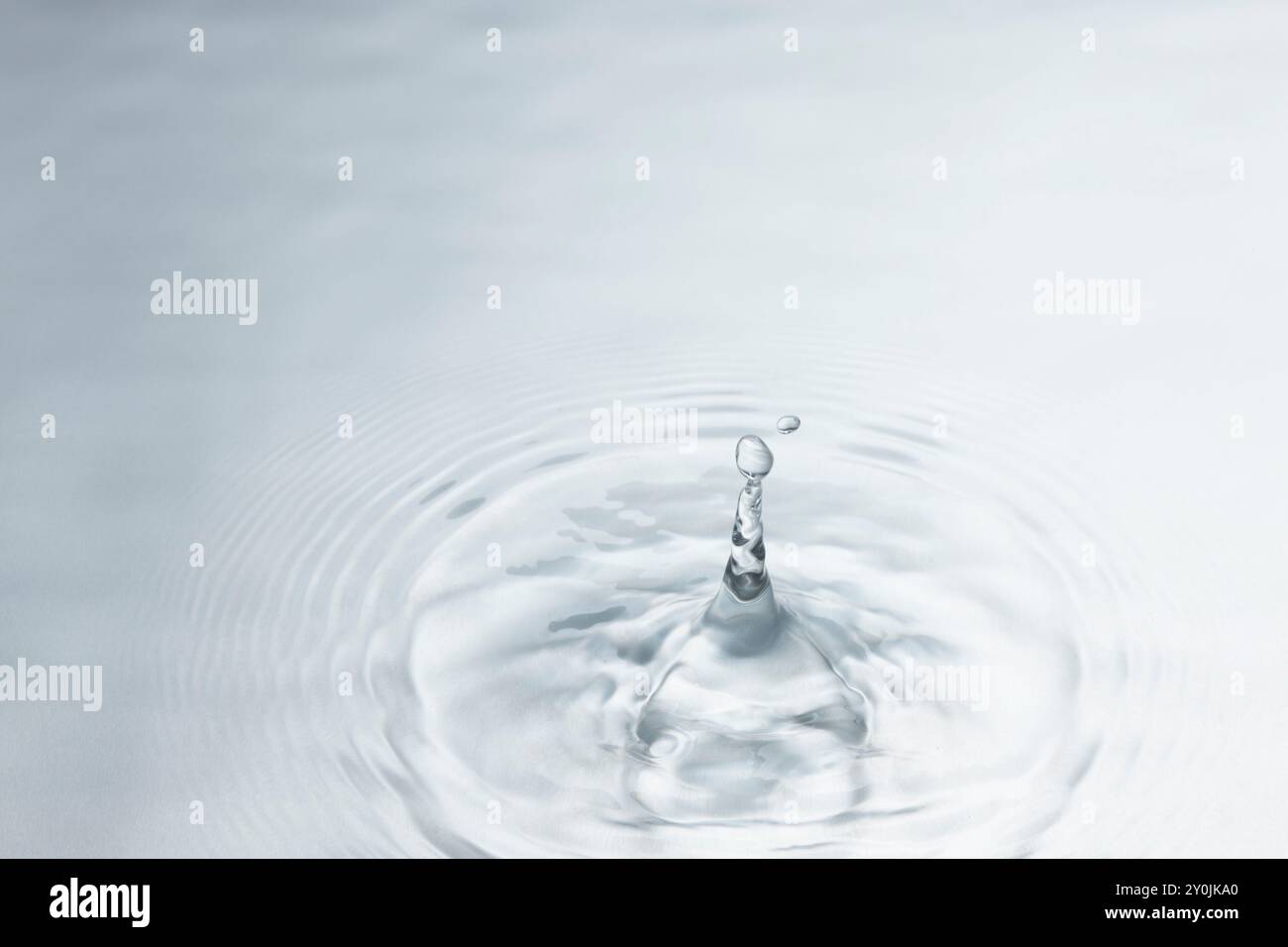 Water droplets and ripples Stock Photo - Alamy
