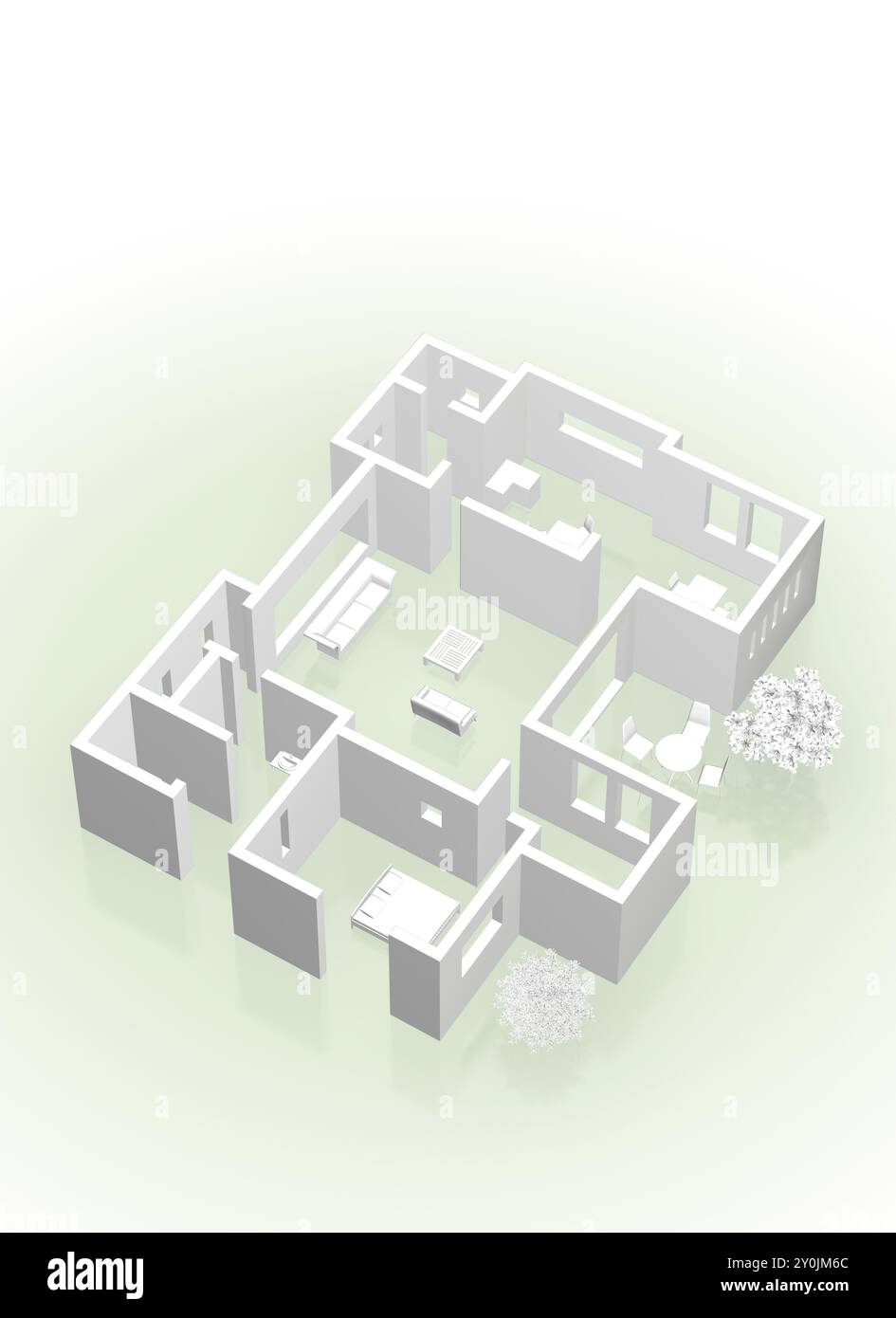 Three dimensional drawing Stock Photo - Alamy