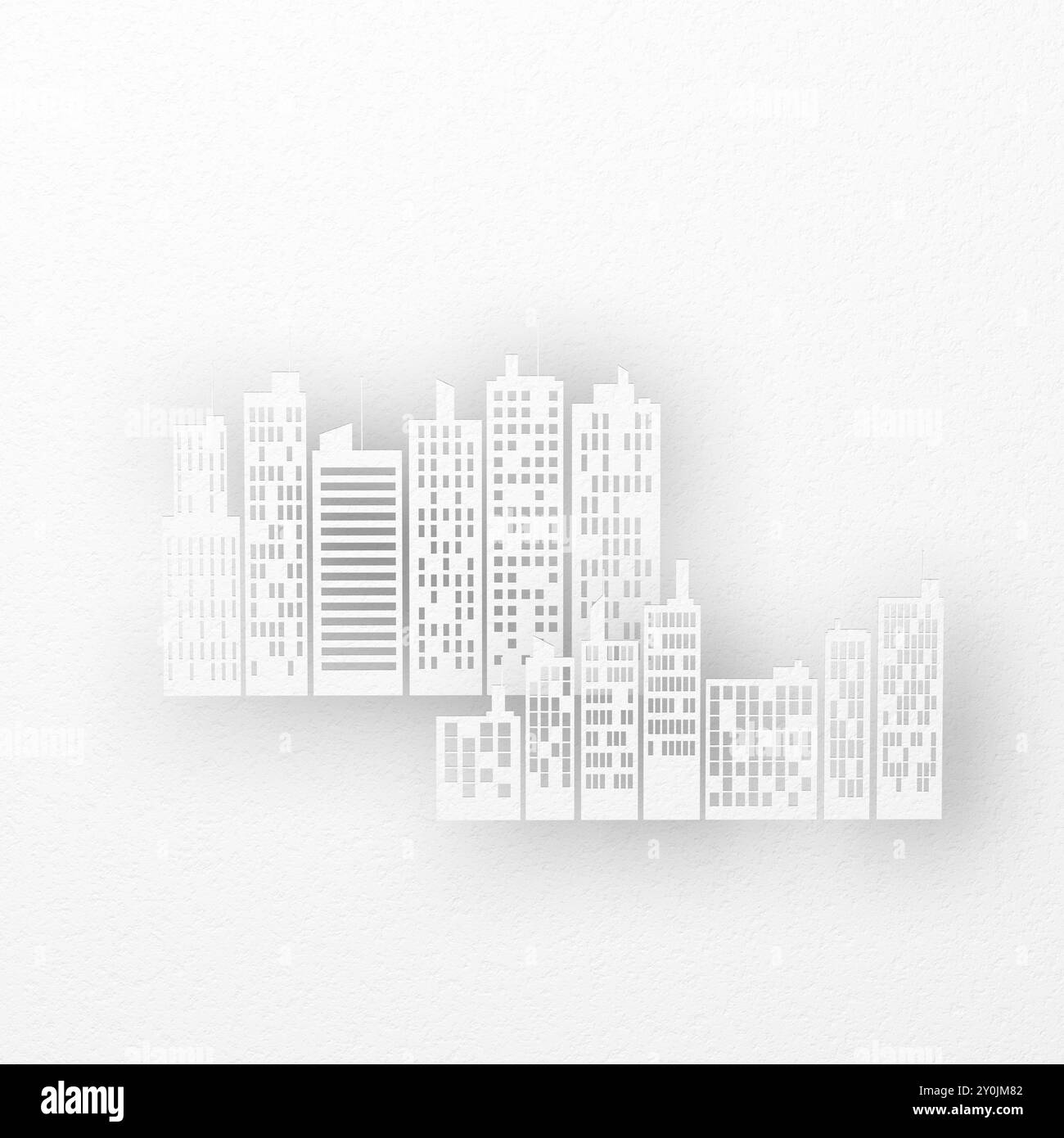 Paper buildings Black and White Stock Photos & Images - Alamy