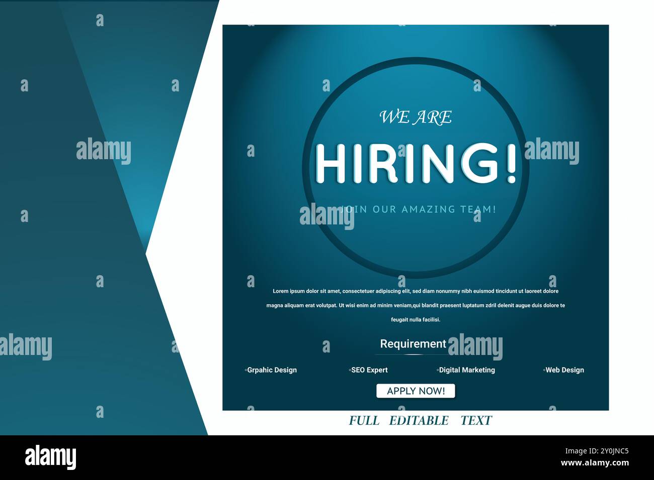 We are hiring social media post design template .Hiring Job post ...