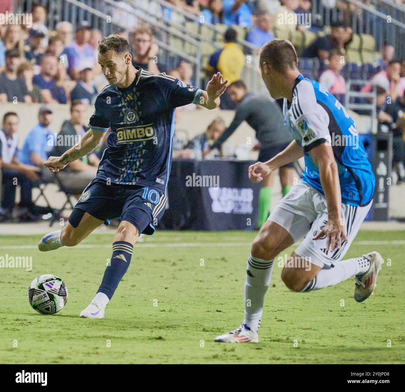 CHESTER, PA, USA - JULY 27, 2024: Leagues Cup Match between ...