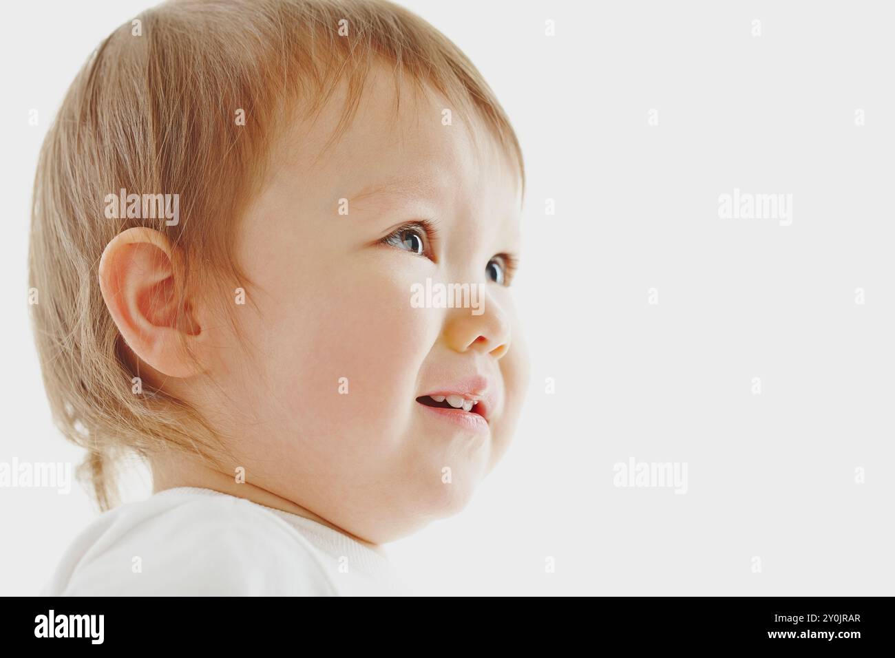 Toddler Girl's crying face Stock Photo - Alamy