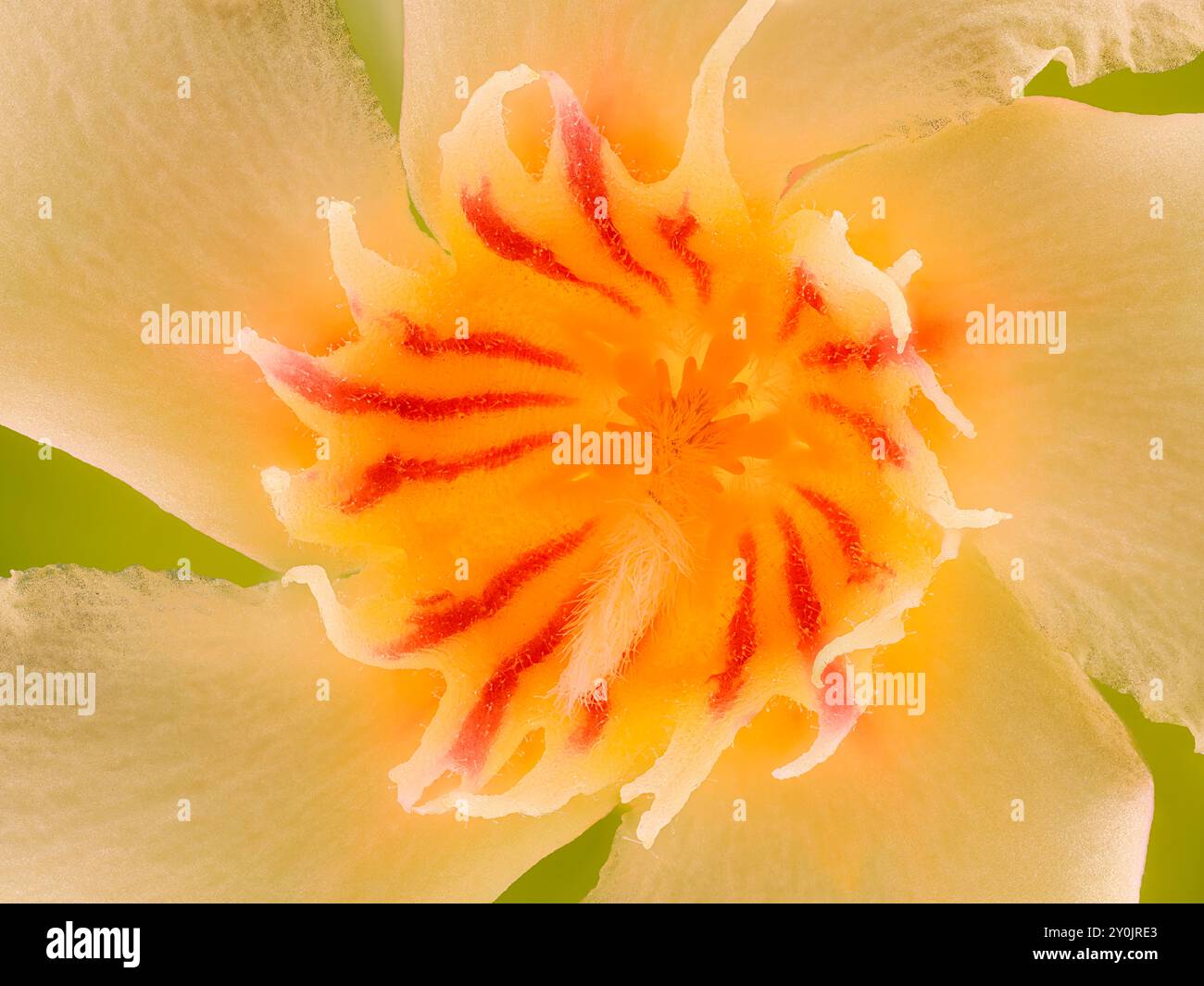 Blüte vom Oleander Nerium oleander, Makrofoto, Studiofoto Deutschland ...