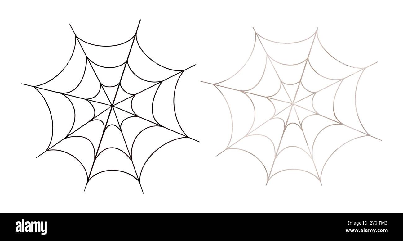 These stylish black and white spider webs are absolutely perfect for ...