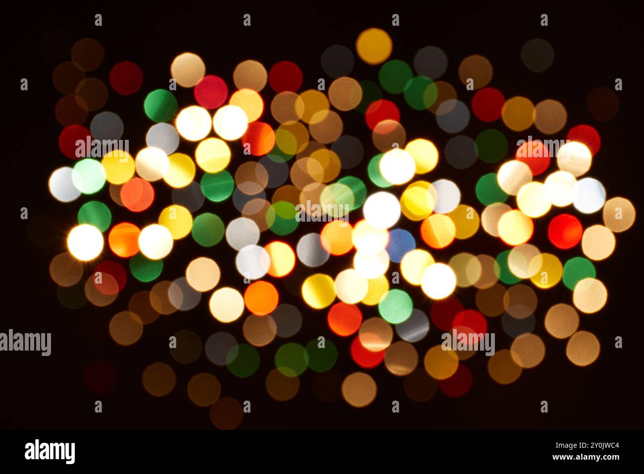 Seven colored bright dots Stock Photo - Alamy