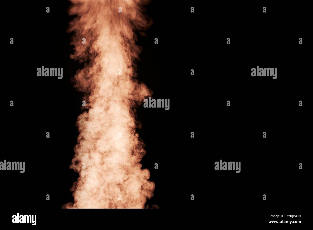 Rising red smoke Stock Photo - Alamy