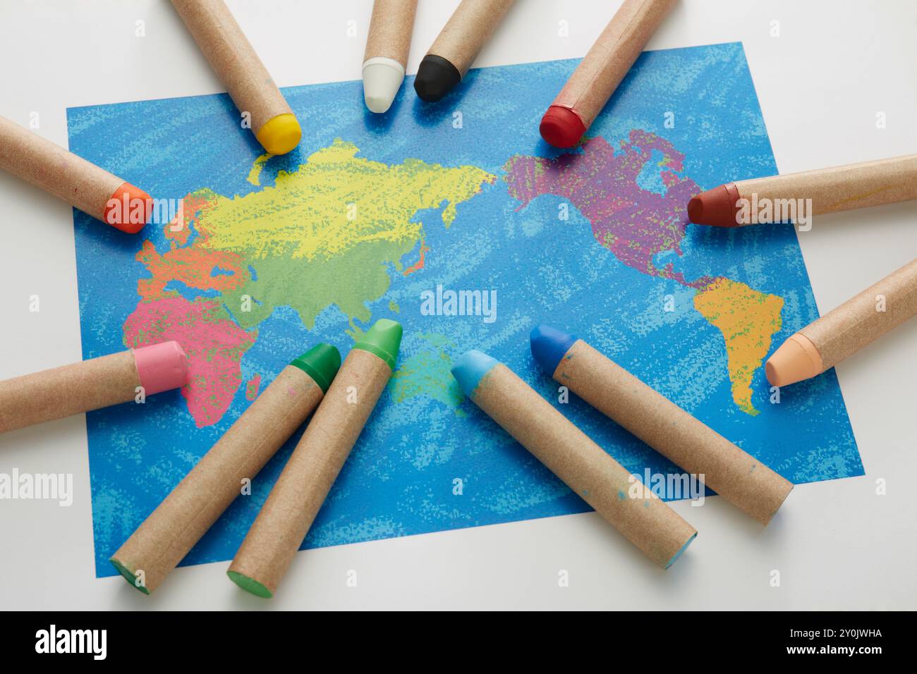 World map maps hi-res stock photography and images - Alamy