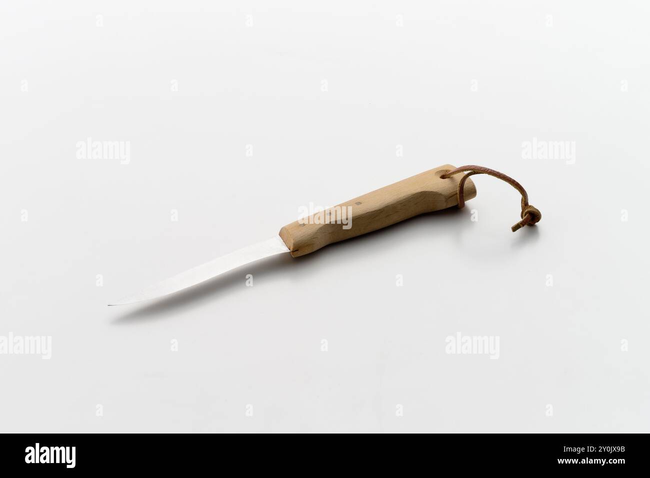The knife with white background Stock Photo - Alamy