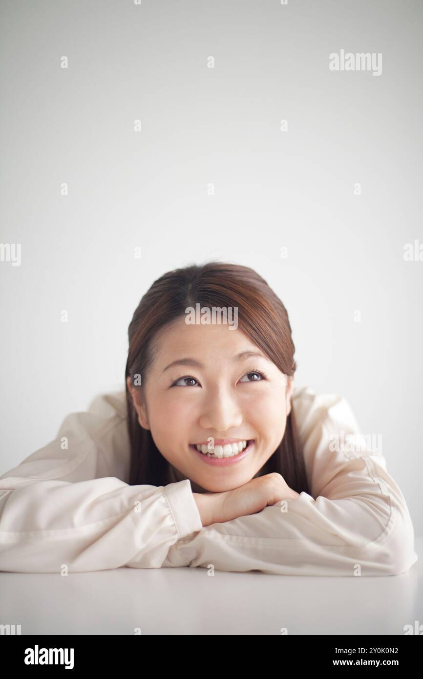 Smiling japanese young people hi-res stock photography and images - Alamy