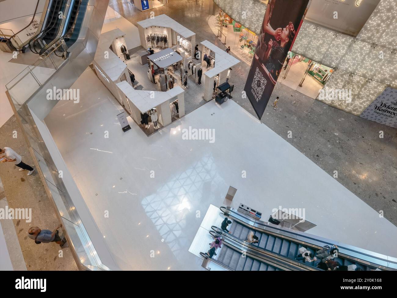 Shenzhen, China - September 02, 2024 : Overhead view of a mall interior ...