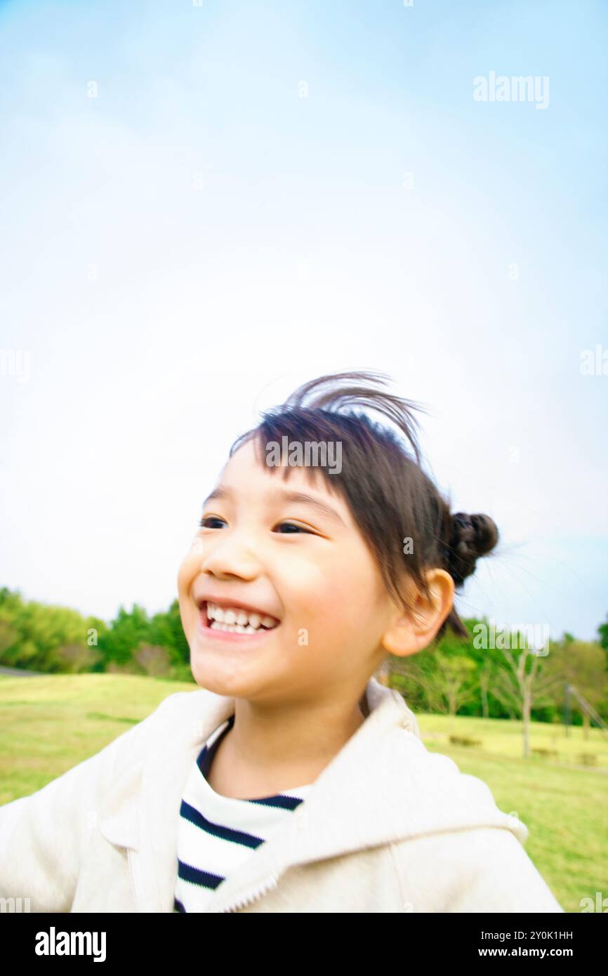 Girl with a smile Stock Photo - Alamy