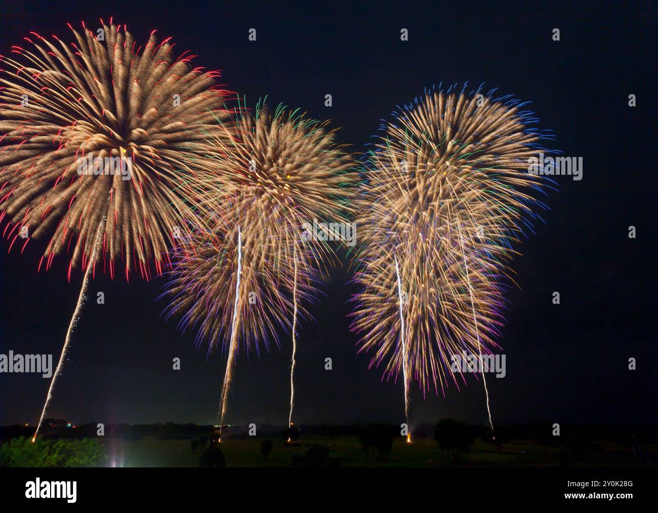 Starmine fireworks at the Furukawa Fireworks Festival Stock Photo - Alamy