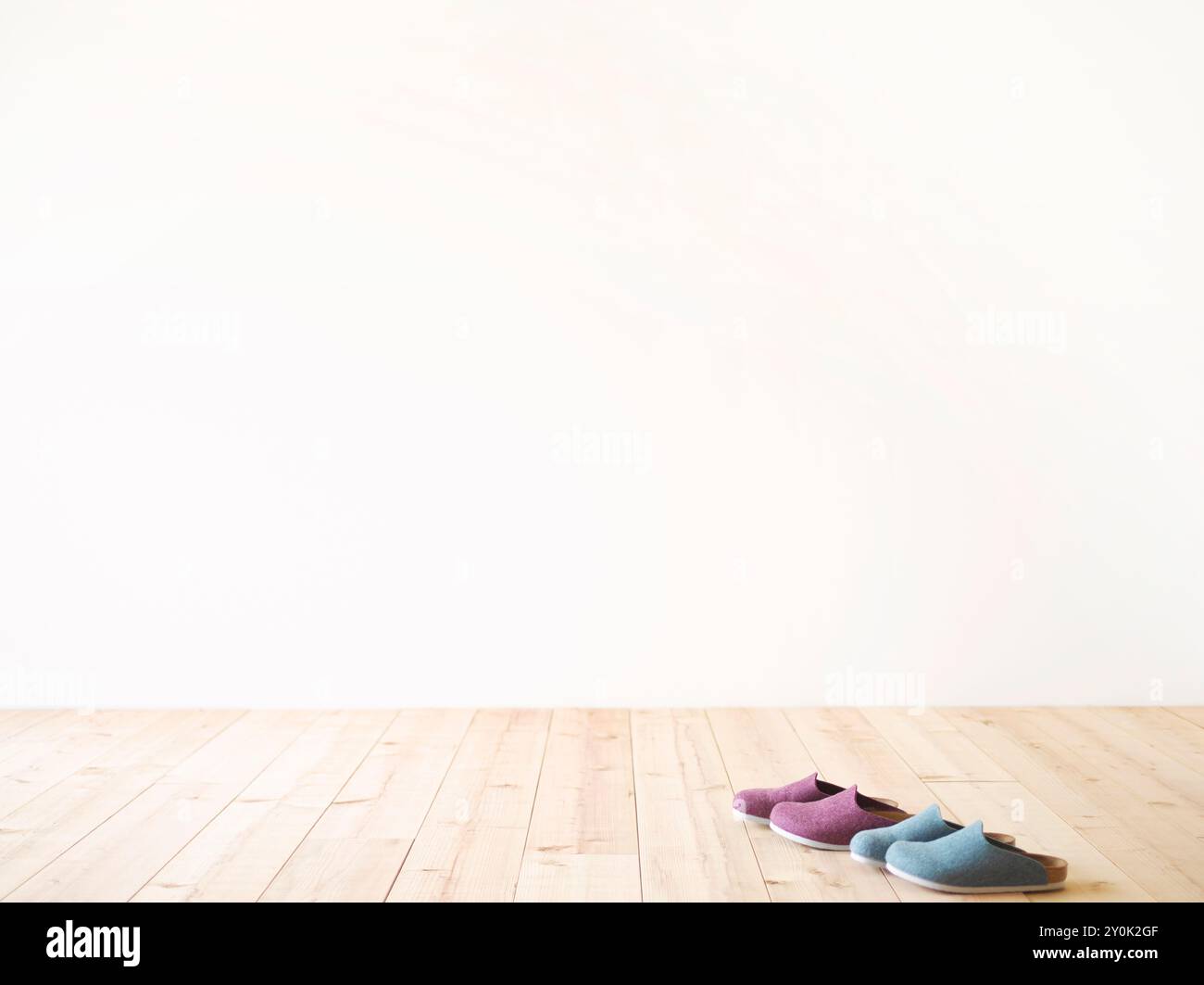 Slippers placed in a room Stock Photo - Alamy