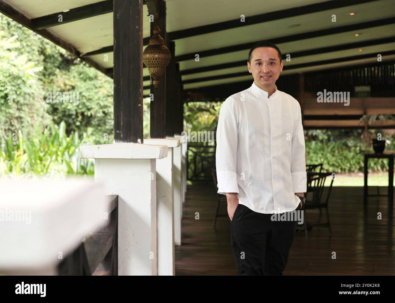 Singaporean chef Ace Tan, at the site of his new restaurant Asu which will be housed in a ...