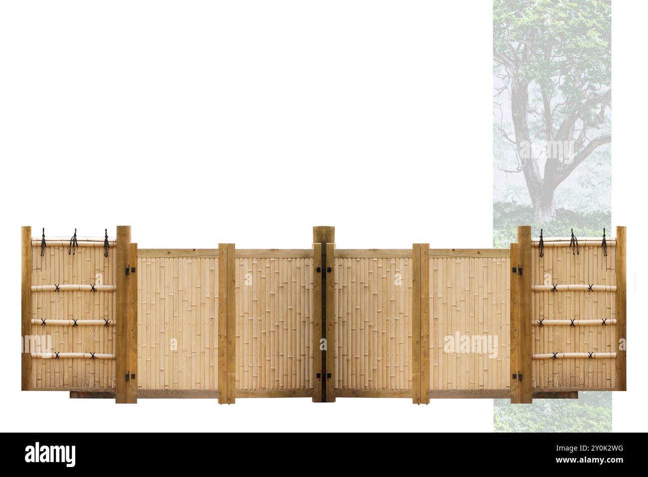 Bamboo gate hi-res stock photography and images - Alamy