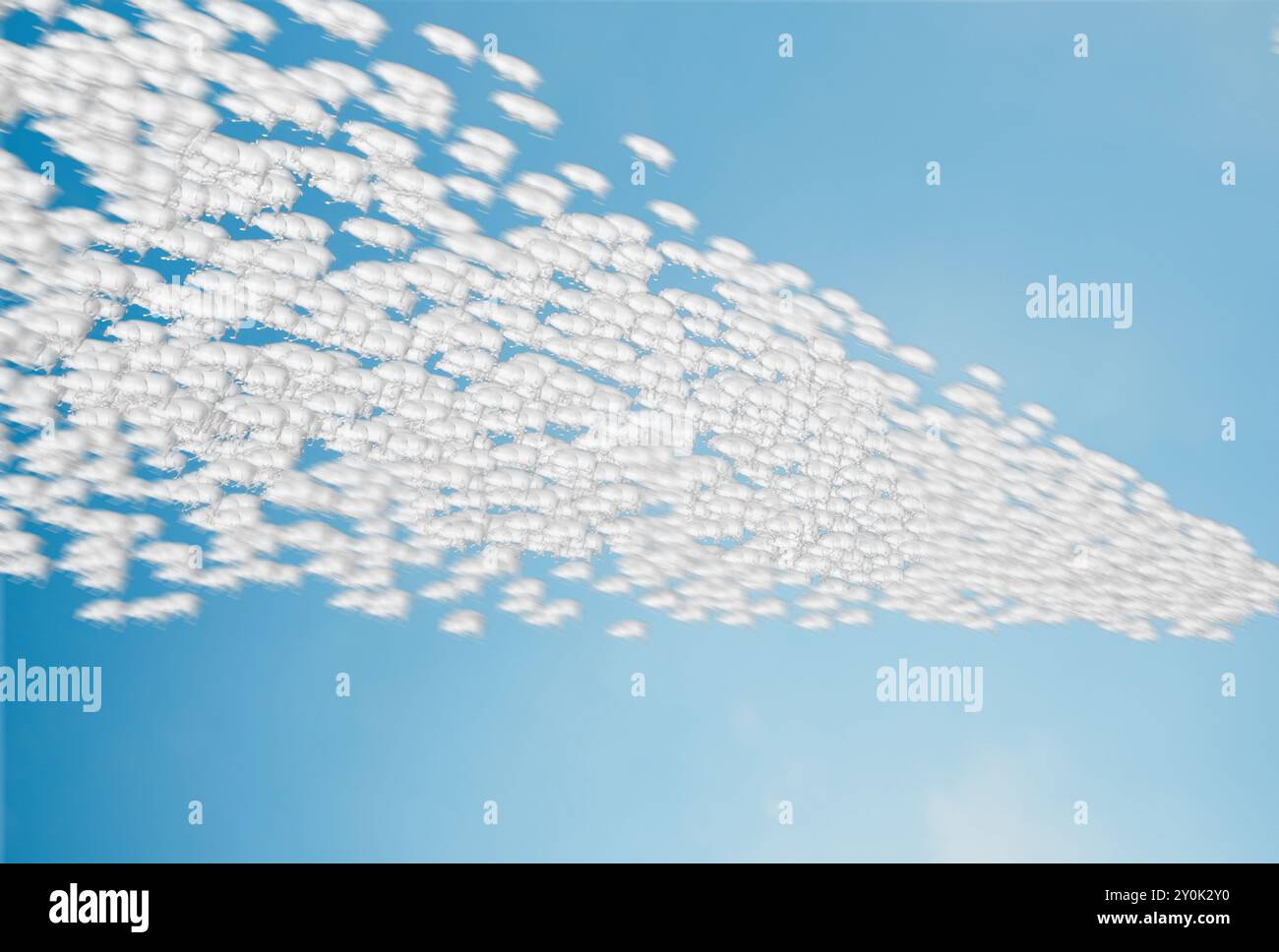 Sheep shaped clouds Stock Photo - Alamy