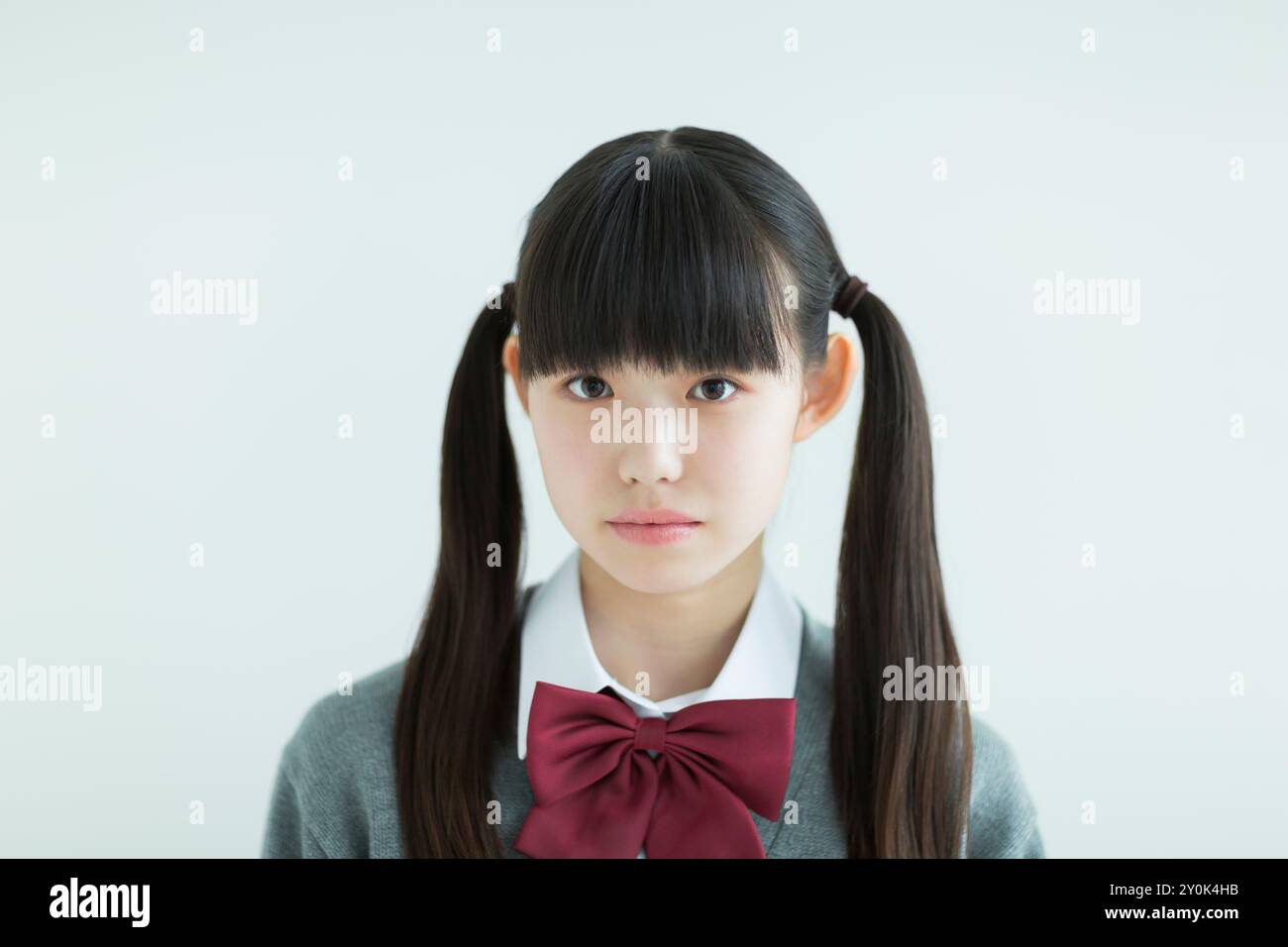Junior high school girl Stock Photo - Alamy