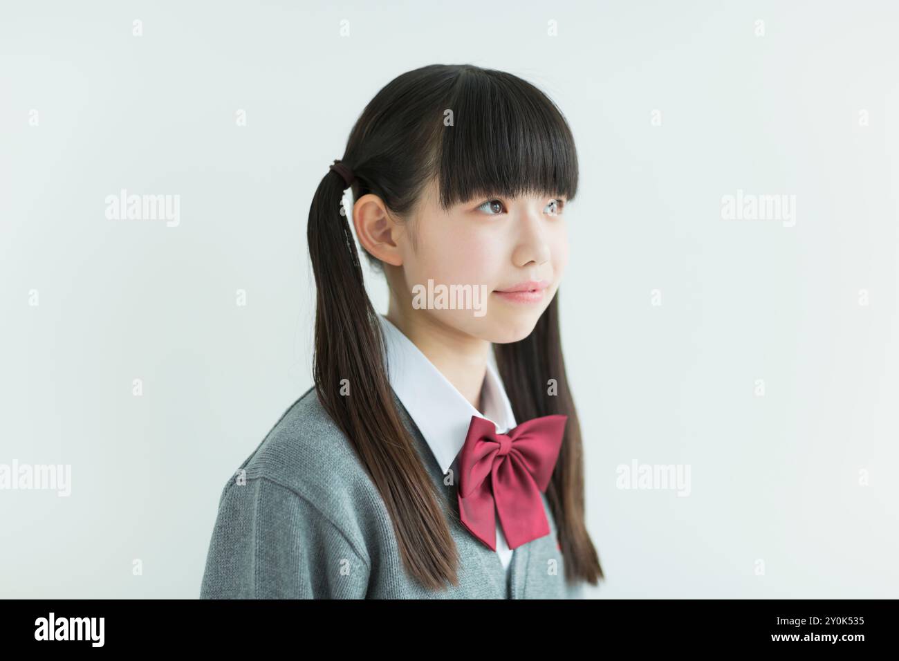 Junior high school girl Stock Photo - Alamy