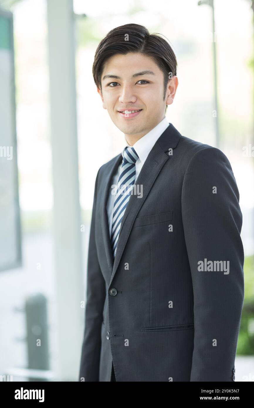 Japanese businessman?with smile Stock Photo - Alamy