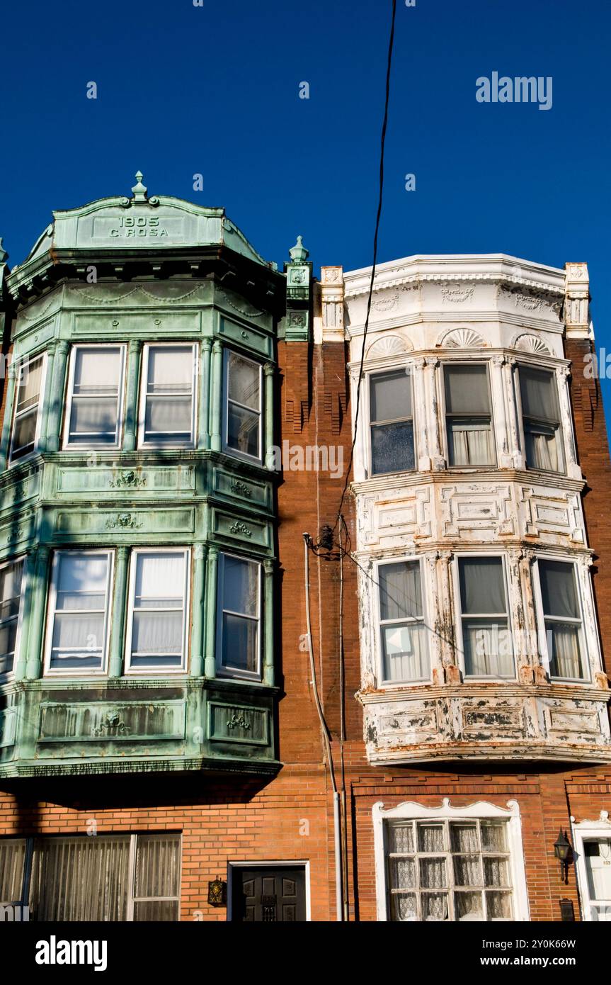 Beautiful buildings in Old parts of Philadelphia, Pennsylvania, USA ...